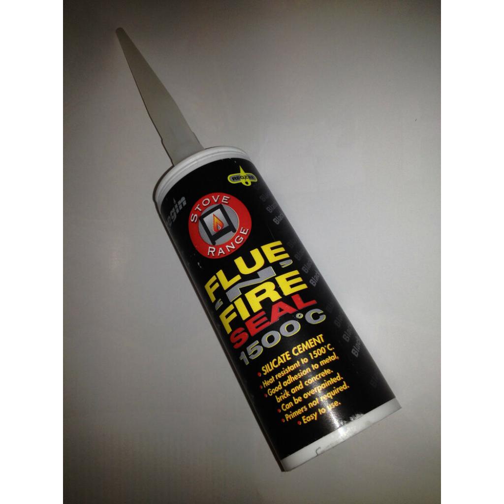 Silicate Cement Flue Seal Silicone 1500°C Fire Proof Sealant, Wood ...