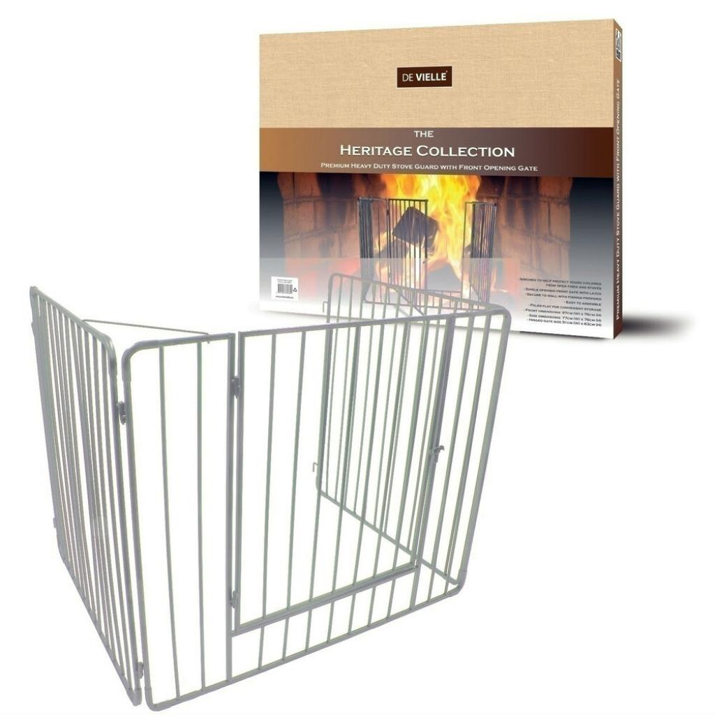 Log Burner Guard Available from Grundys Ironmongers