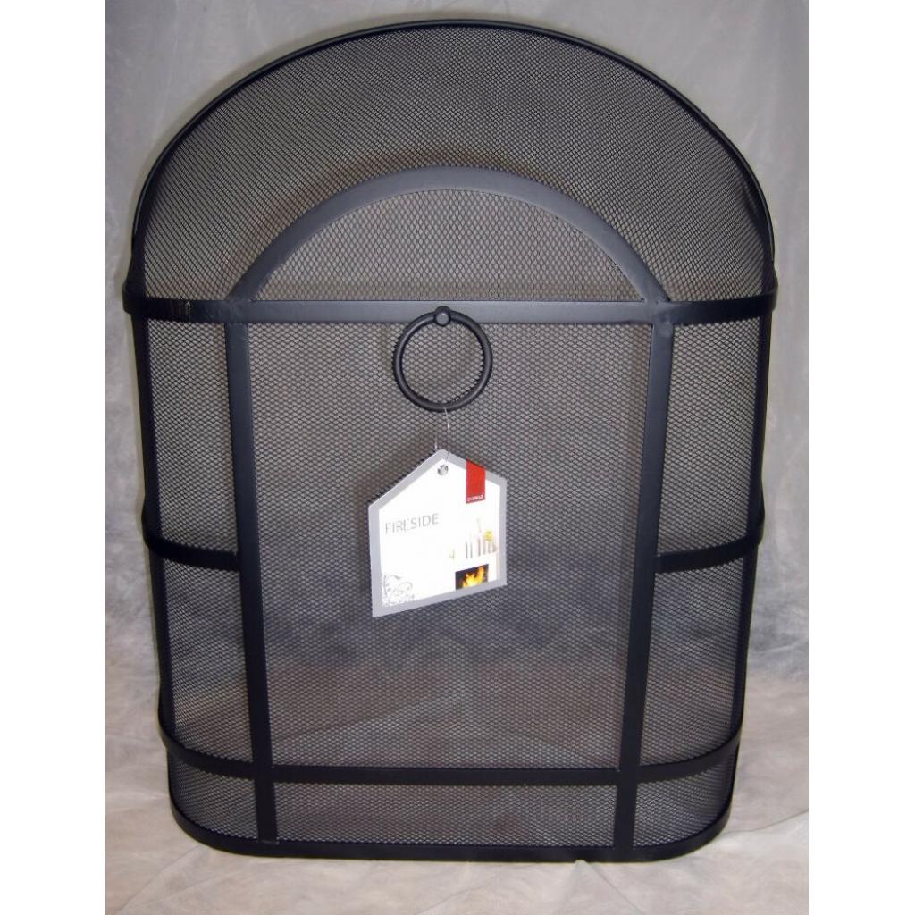 Deville Heavy Duty Round Top Fire Screen Spark Guard 24"x21" with carry ...