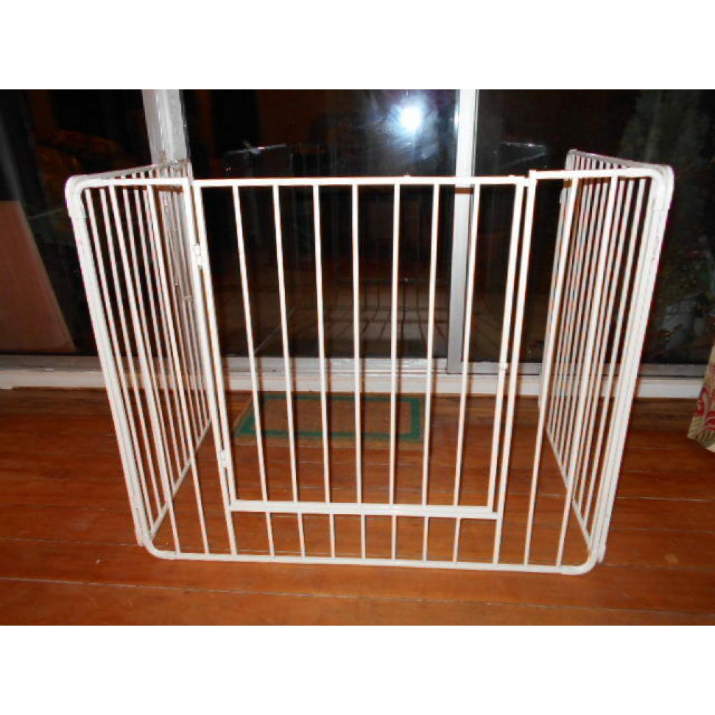 X-LARGE CREAM 30" x 38" Heavy Nursery Child Fire Guard with Door Coal ...