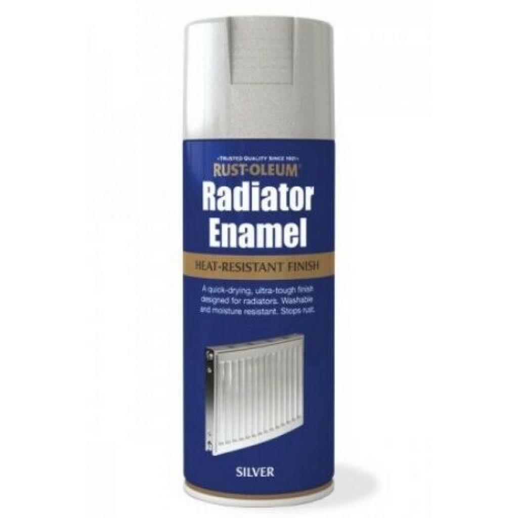 RADIATOR ENAMEL SILVER METALLIC RUST-OLEUM Fast Dry Spray Paint Aerosol ...