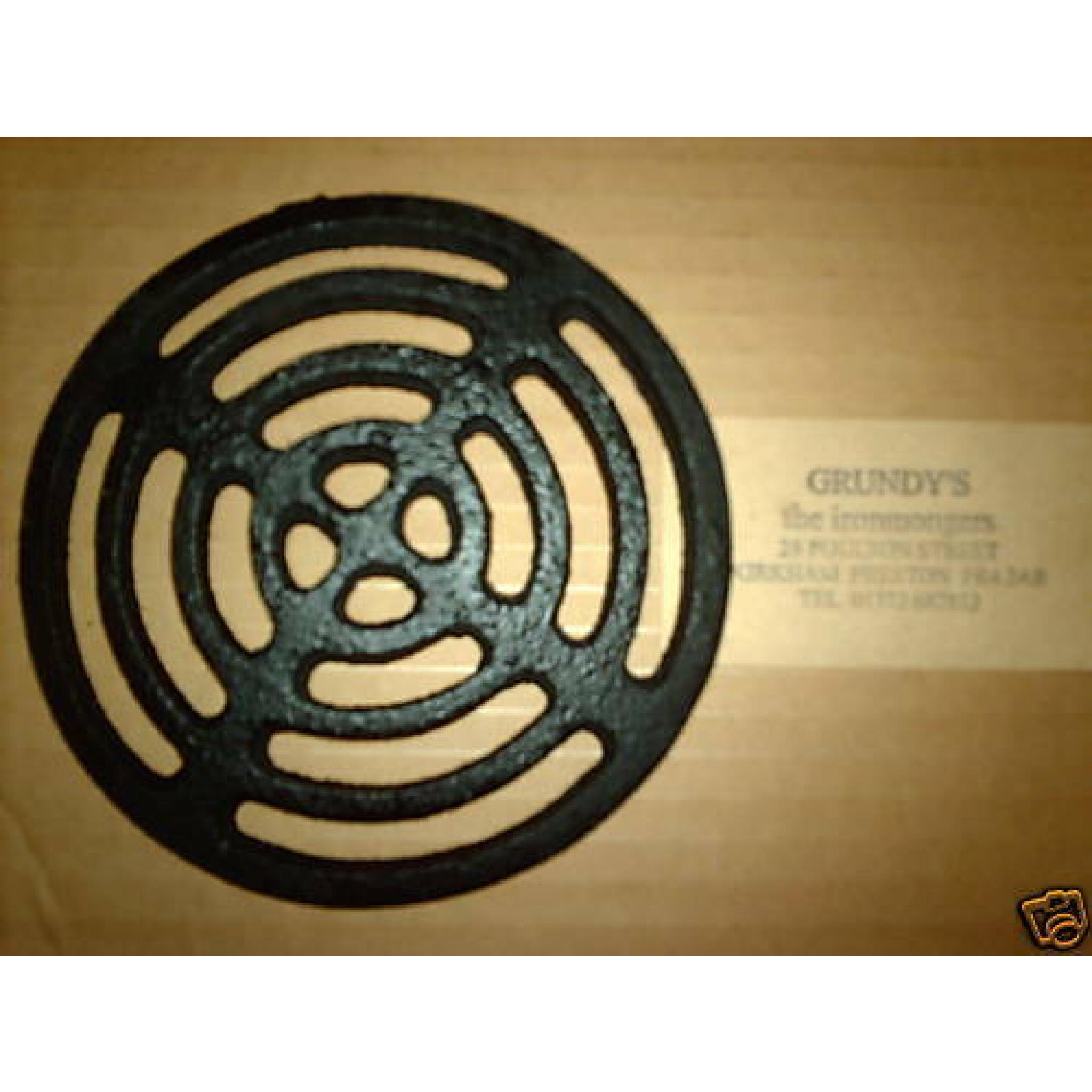 !NEW! 6.5" ROUND Cast Iron Gully Grid Driveway Drain Cover Metal ...