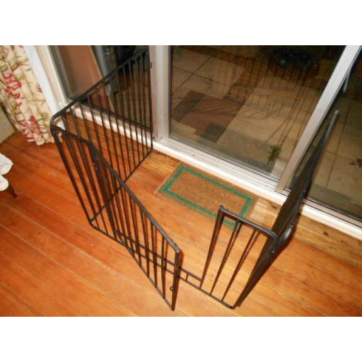 BLACK Heritage Deville with Door 3 Fold Fire Guard 30"x38" Coal Log ...